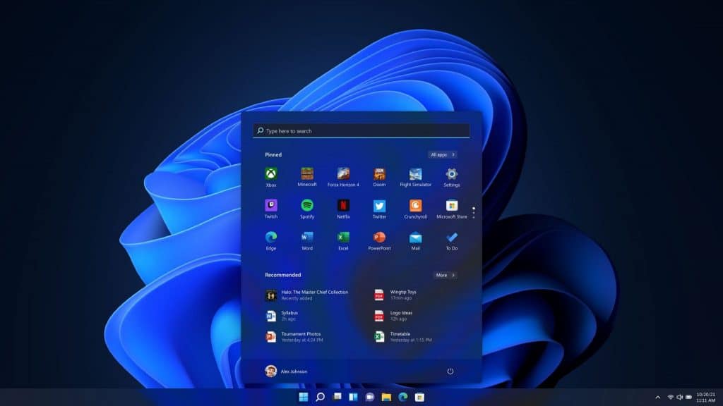 Windows 11: tema scuro di default, ma potrà essere cambiato