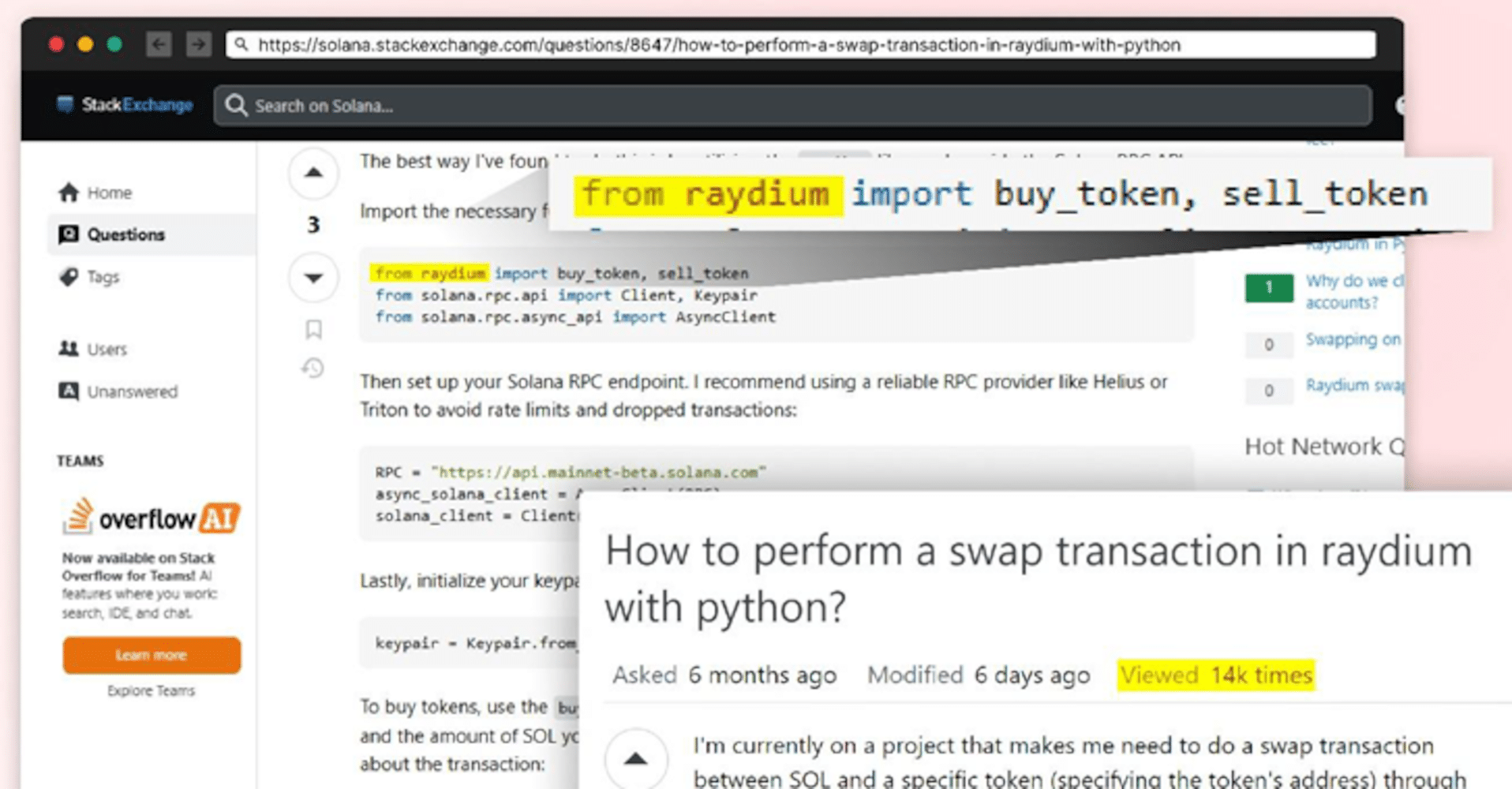 Python: Stack Exchange usato per distribuire falsi pacchetti